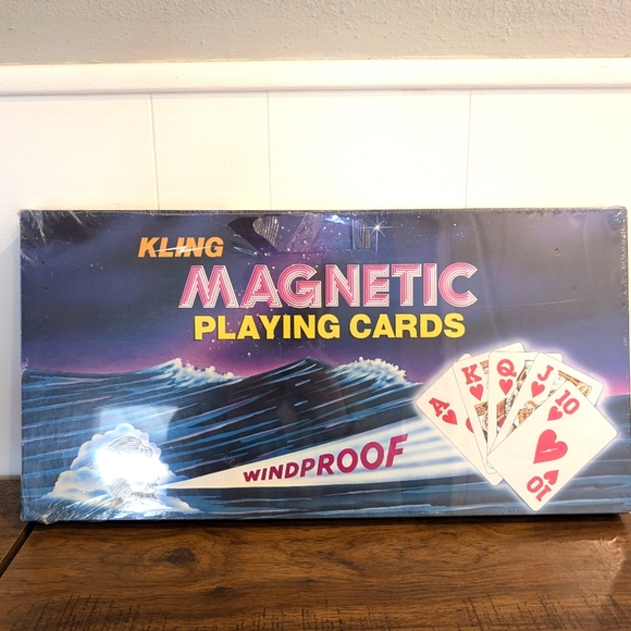 Kling | Games | New Vintage Kling Magnetic Windproof Playing Cards Game ...